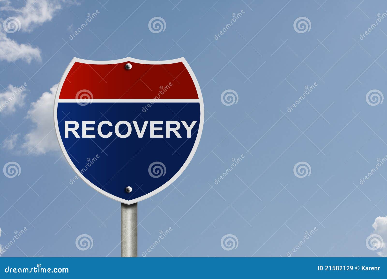 The road to recovery stock image. Image of improvement - 21582129