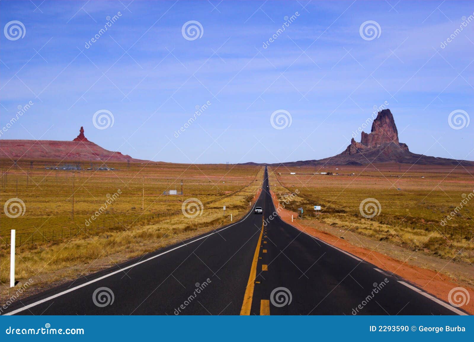 Road to Red Desert stock photo. Image of desert, graze - 2293590
