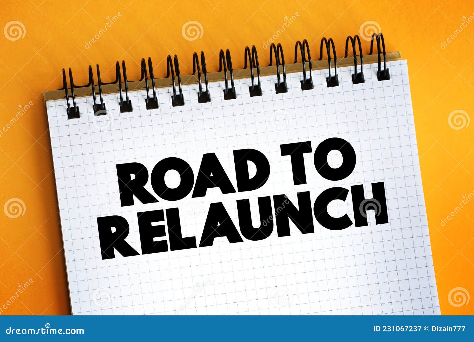 Road To Relaunch Text Button On Keyboard, Concept Background Royalty ...