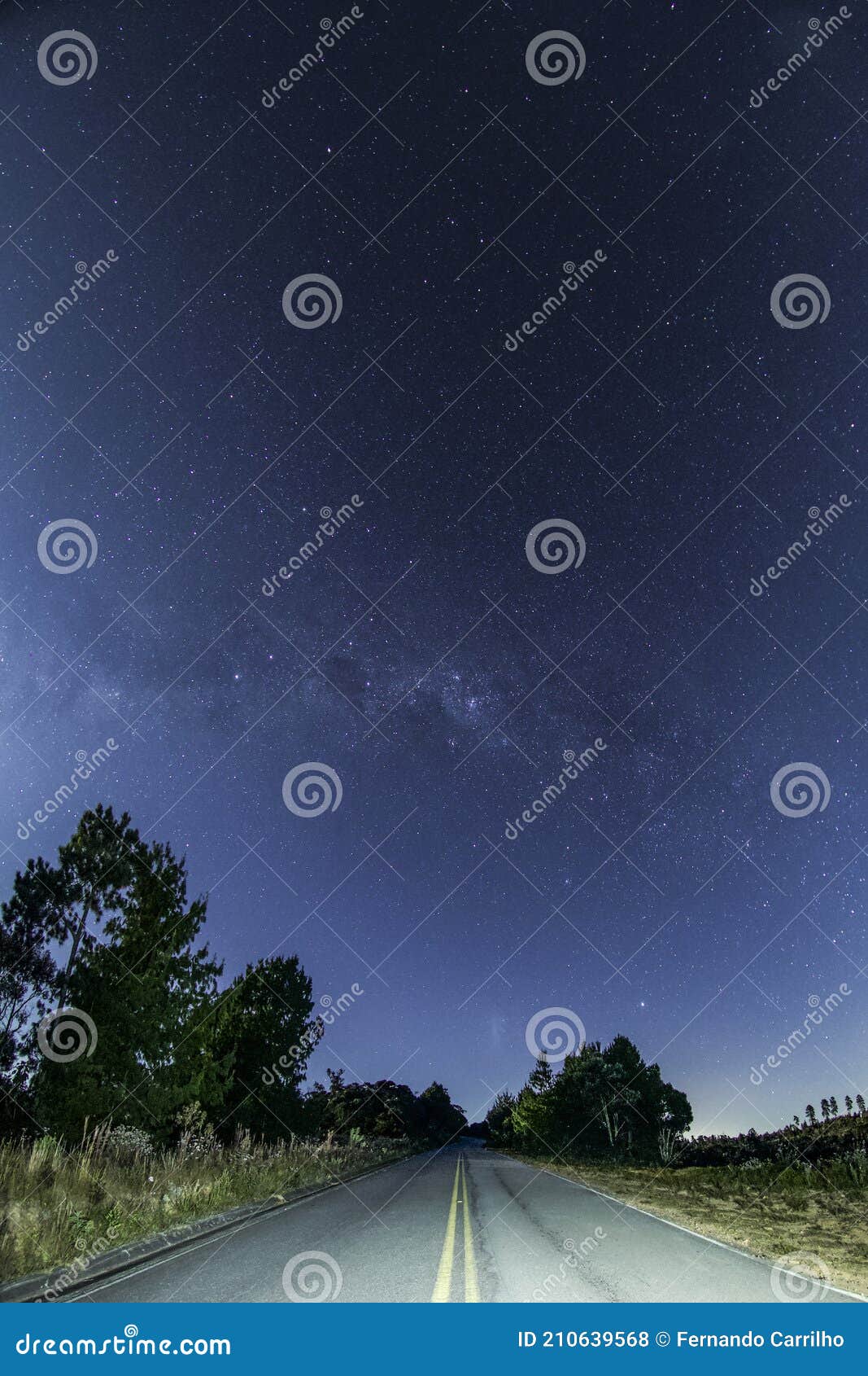 The road to starry sky stock photo. Image of astronomy - 210639568