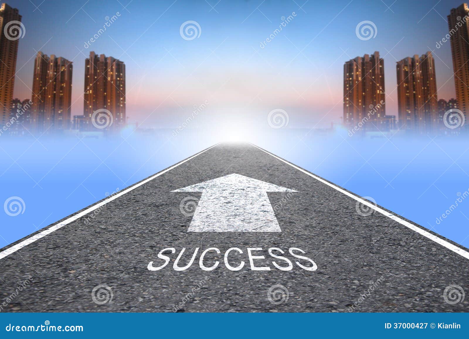Road to Success stock image. Image of motivate, grow - 37000427