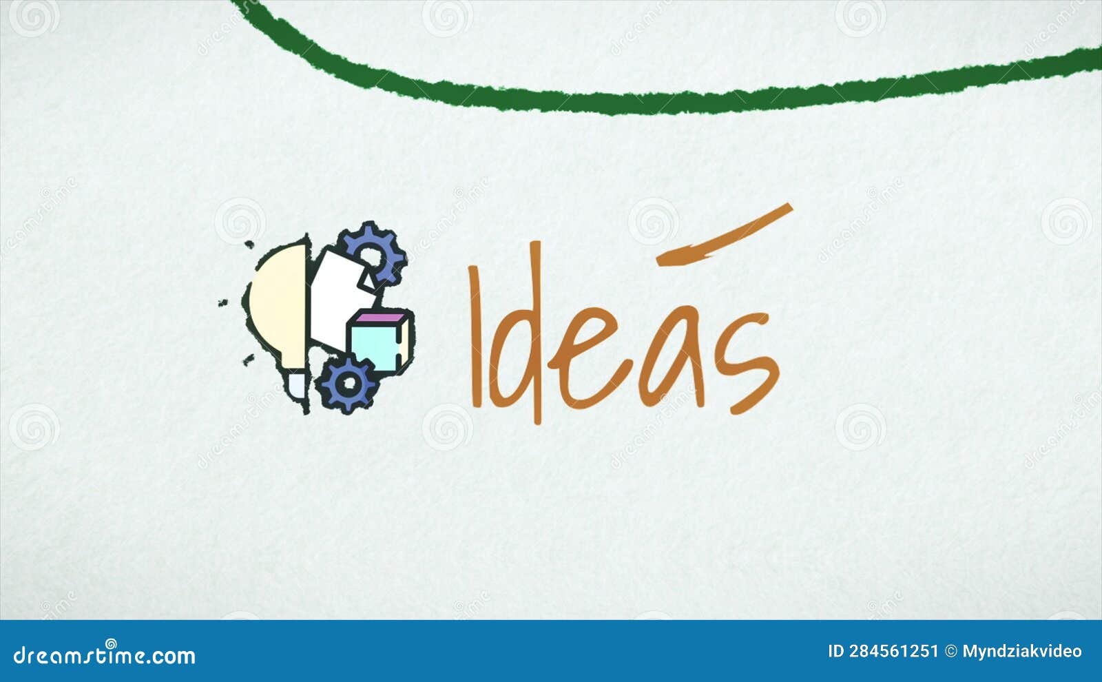 Road To Success Concept Loopable Animation. Elements of Success ...