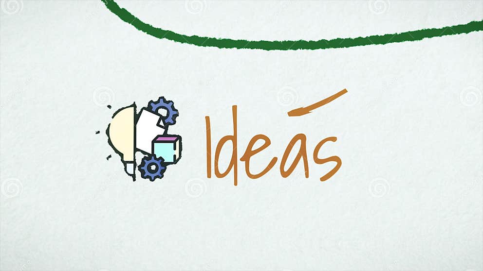 Road To Success Concept Loopable Animation. Elements of Success ...