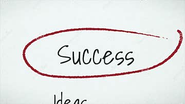 Road To Success Concept Loopable Animation. Elements of Success ...