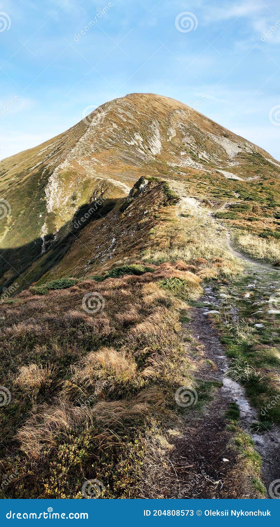 The Road To the Top of Hoverla, Ukraine Stock Image - Image of mountain ...