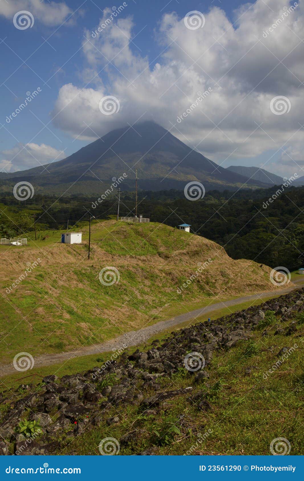 Road to the Volcano stock photo. Image of road, mountain - 23561290