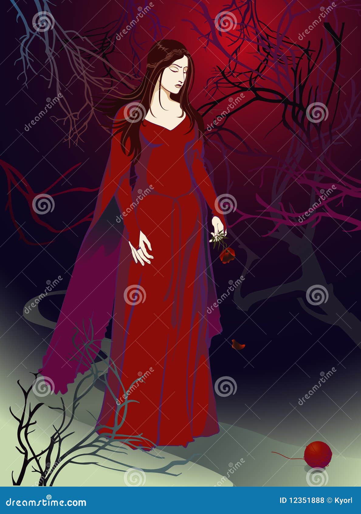 Road to a witch stock illustration. Illustration of halloween - 12351888