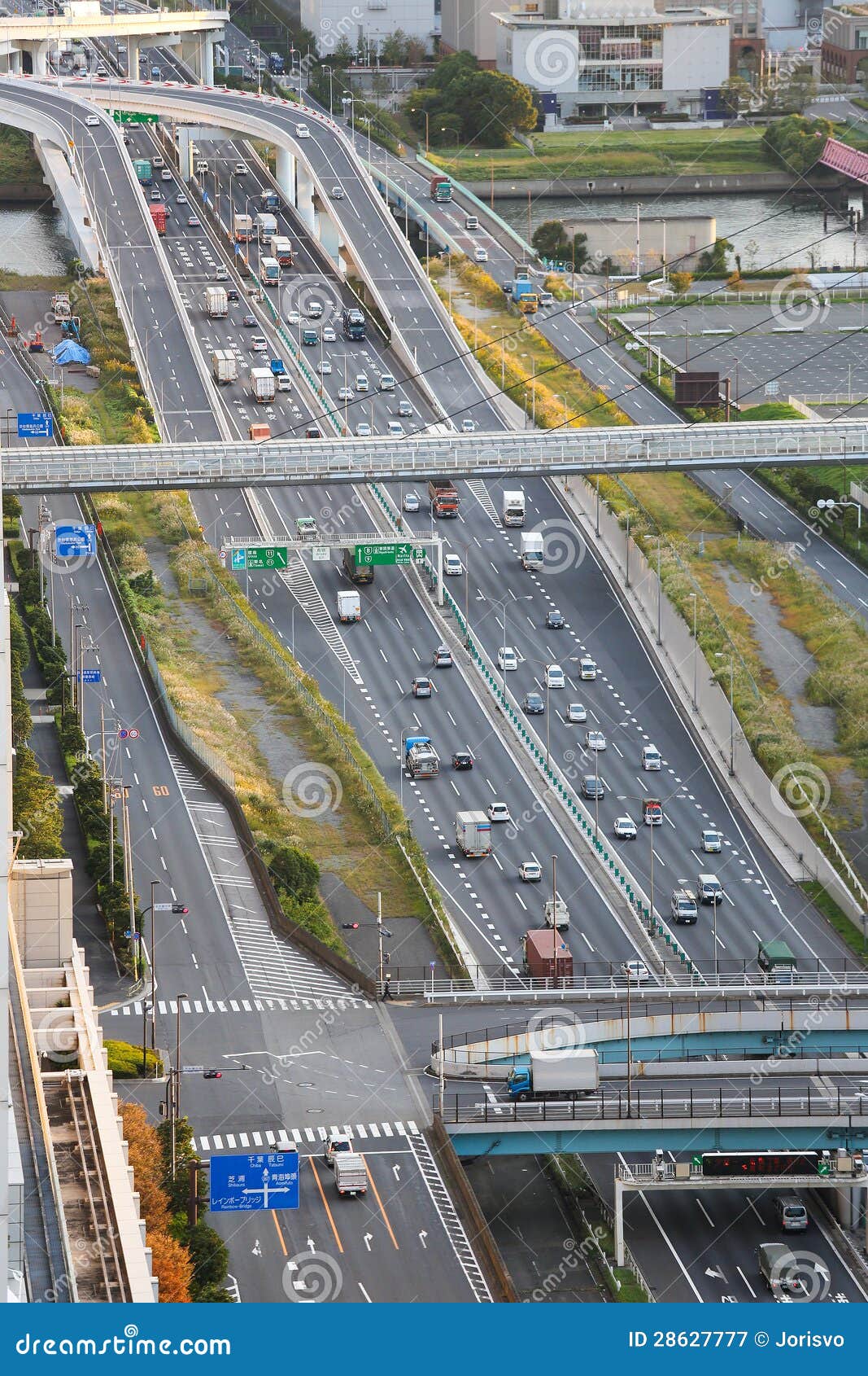 Road in Tokyo stock image. Image of transport, highway - 28627777