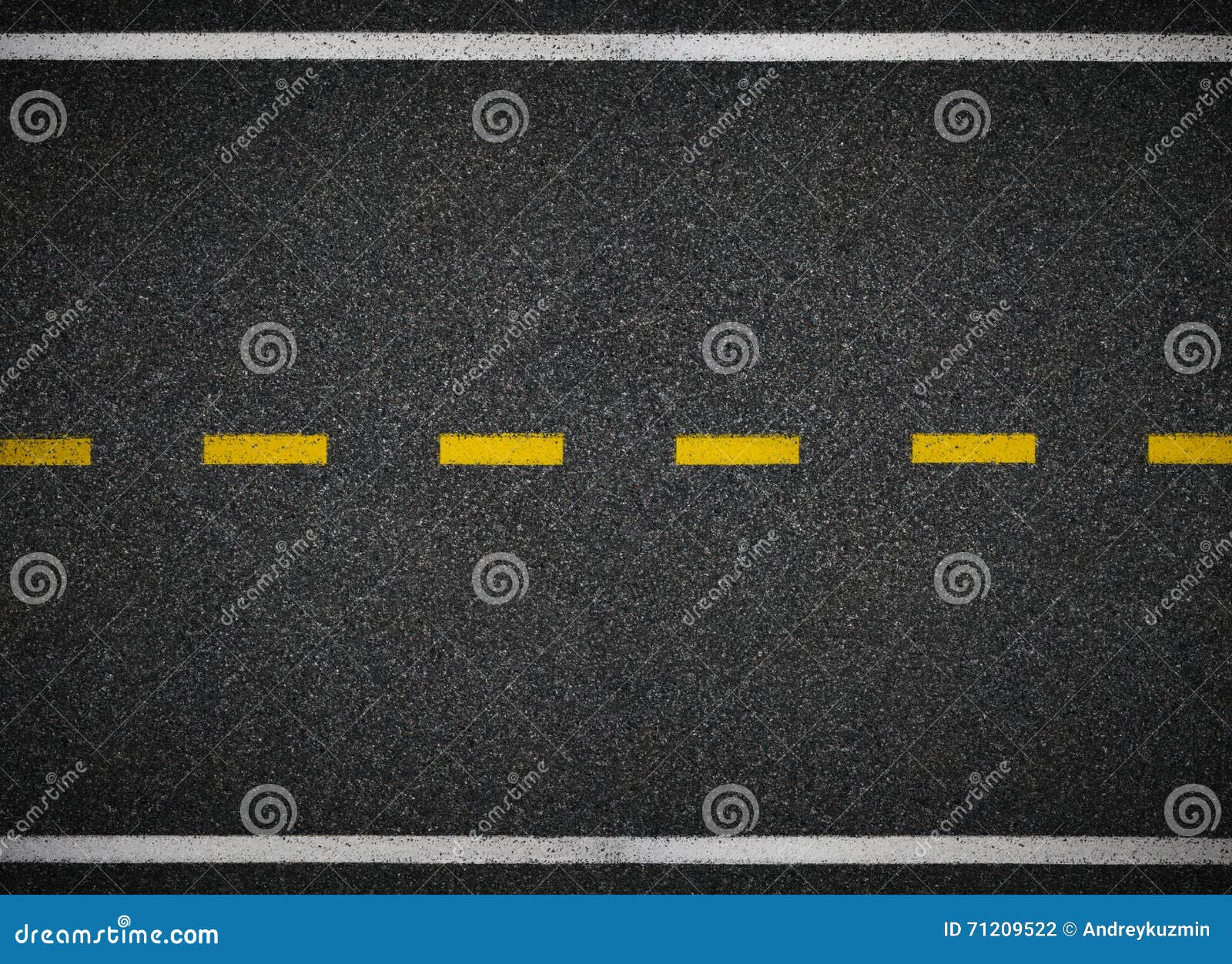 Road Top View. Asphalt Highway Line Marks. Stock Photo - Image of ...
