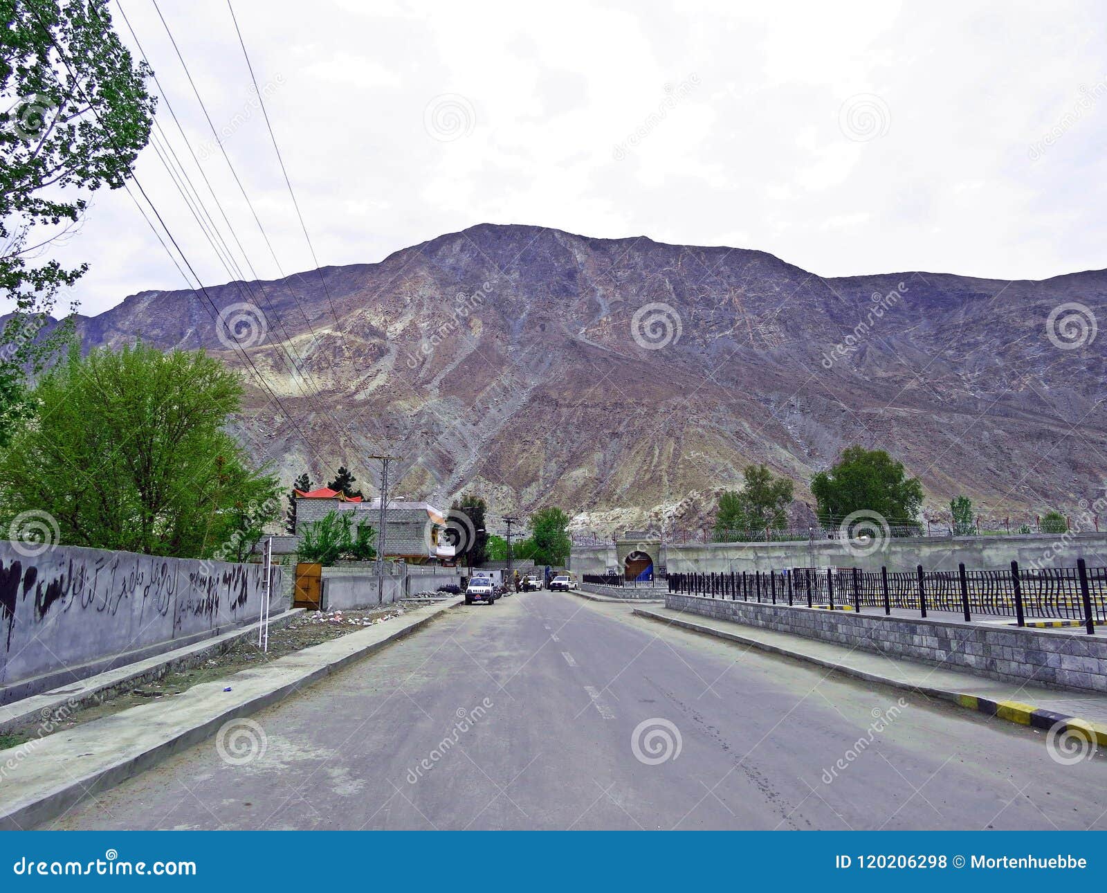 Road Towards Gilgit, District Capital of Gilgit-Baltistan, Pakistan ...