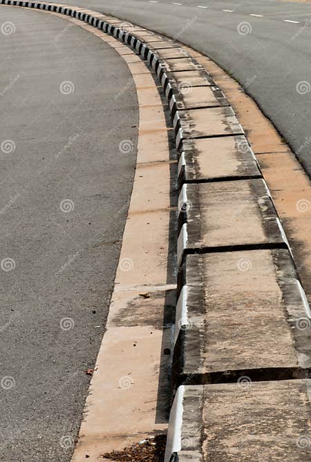 Road Traffic Divider stock image. Image of perspective - 15498219