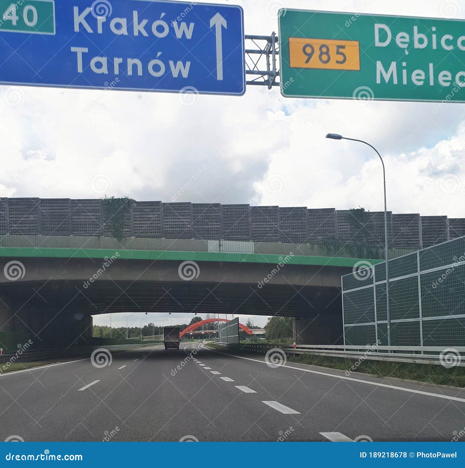 Road Traffic on the Highway A4 in Poland on Circa September 2019, A4 ...