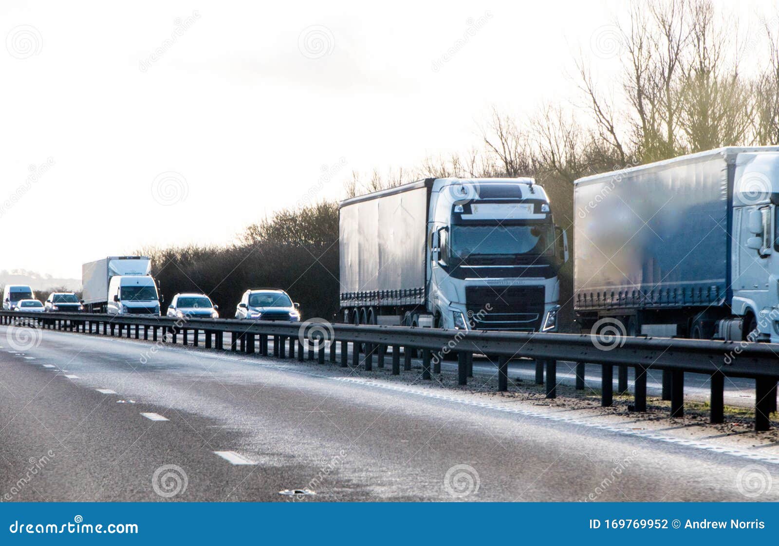 Road Traffic Jam stock photo. Image of buildup, deliver - 169769952
