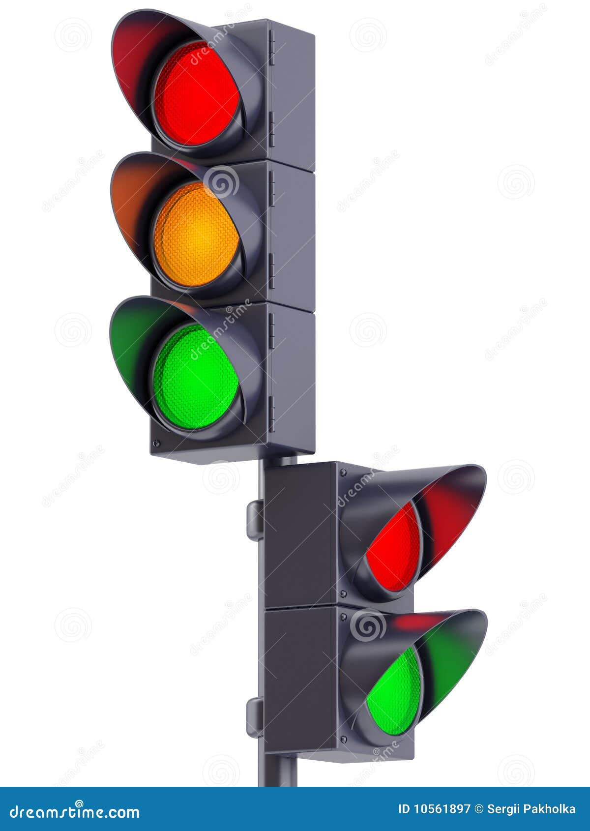 Road traffic lights stock image. Image of isolated, stop - 10561897