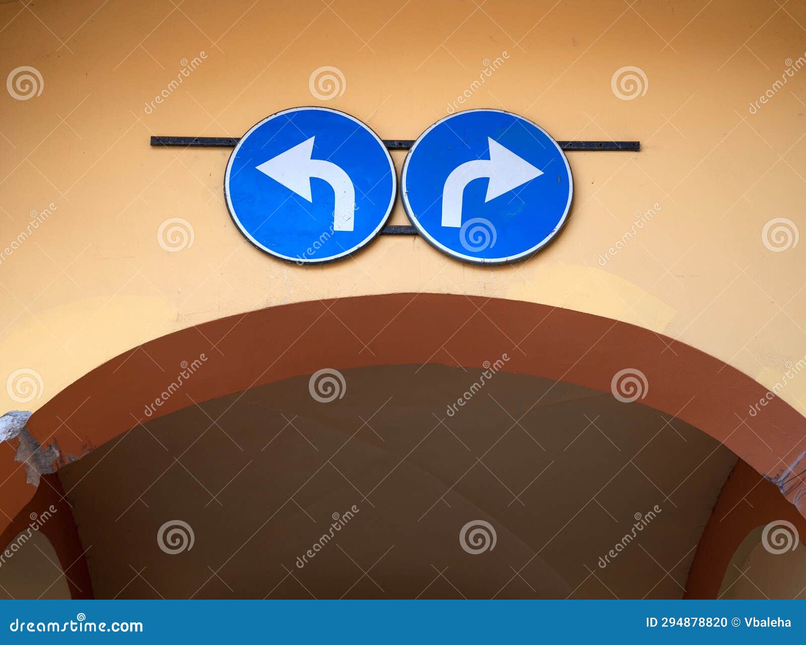 Road Traffic Sign stock photo. Image of arrow, urban - 294878820