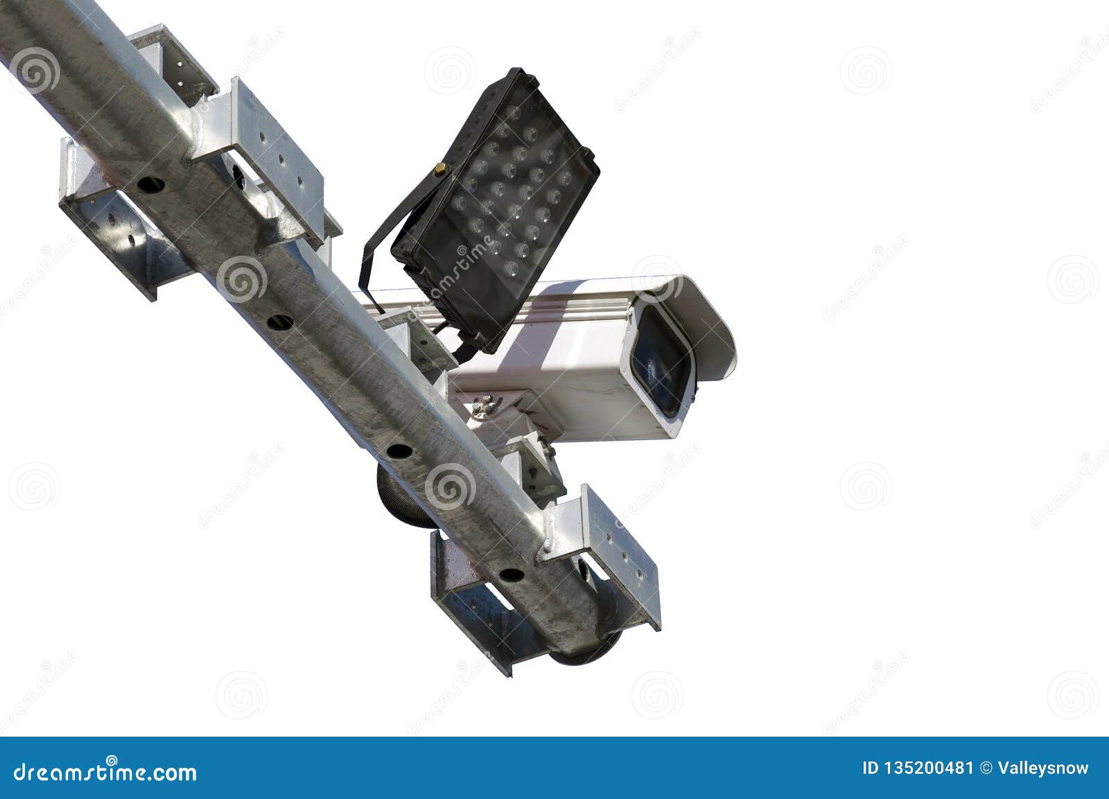 Road Traffic Surveillance Camera Stock Image - Image of drive, glare ...