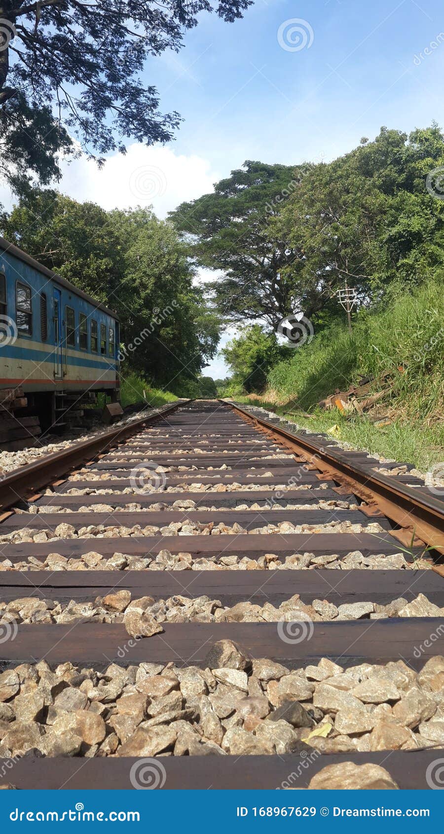 Road of Train stock image. Image of strong, beautiful - 168967629