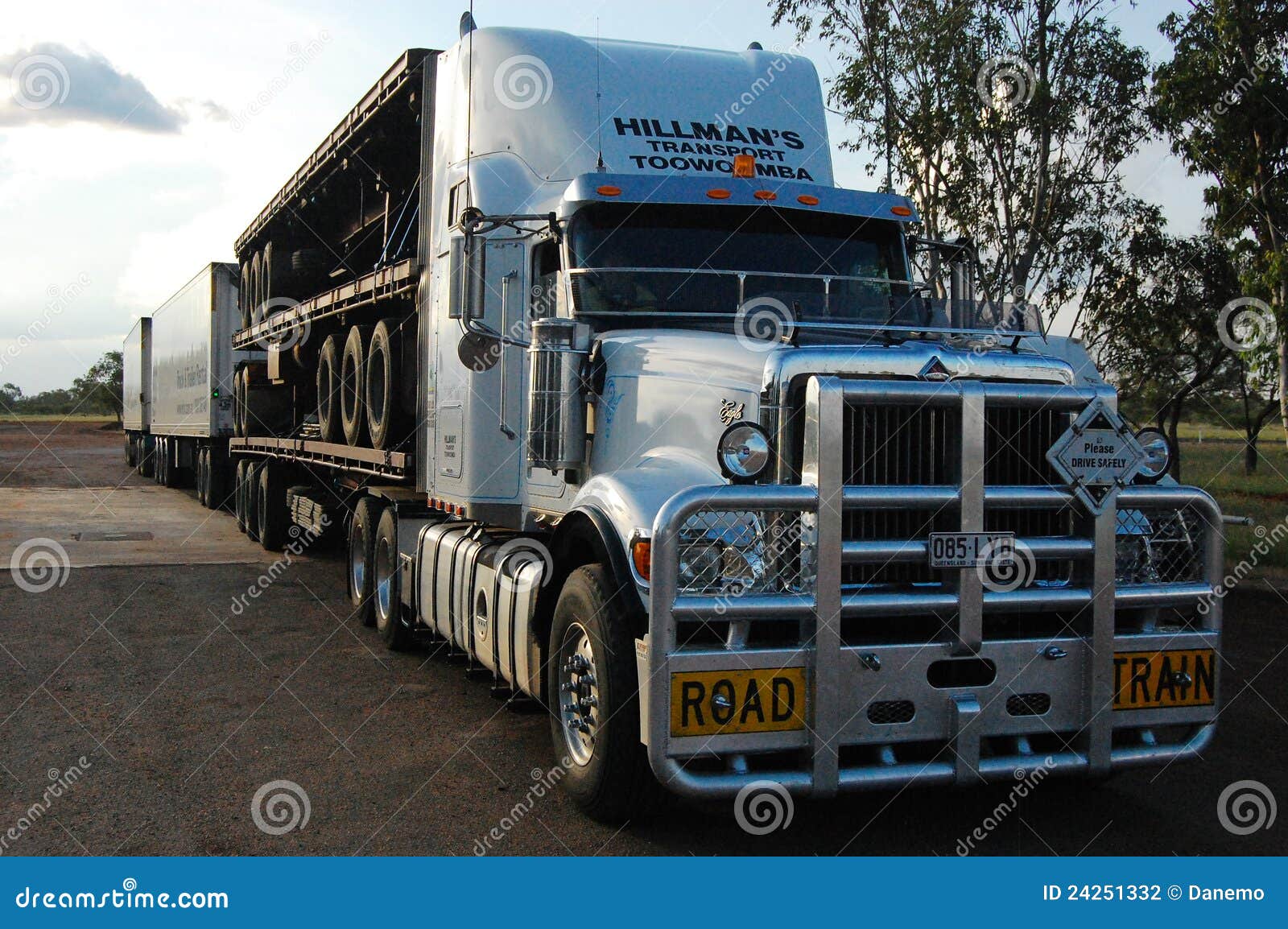 Road train editorial photography. Image of australia - 24251332