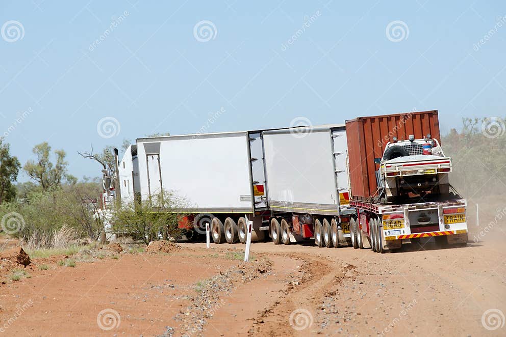 Road Train - Australia stock photo. Image of trailer - 91941696