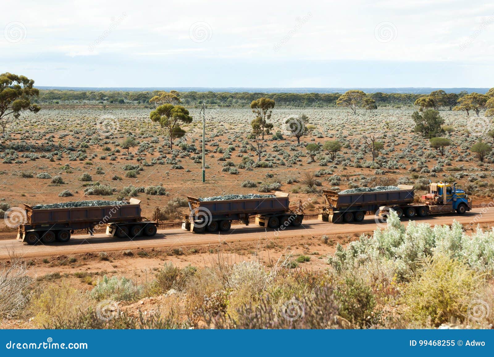 Road Train - Australia stock image. Image of australia - 99468255
