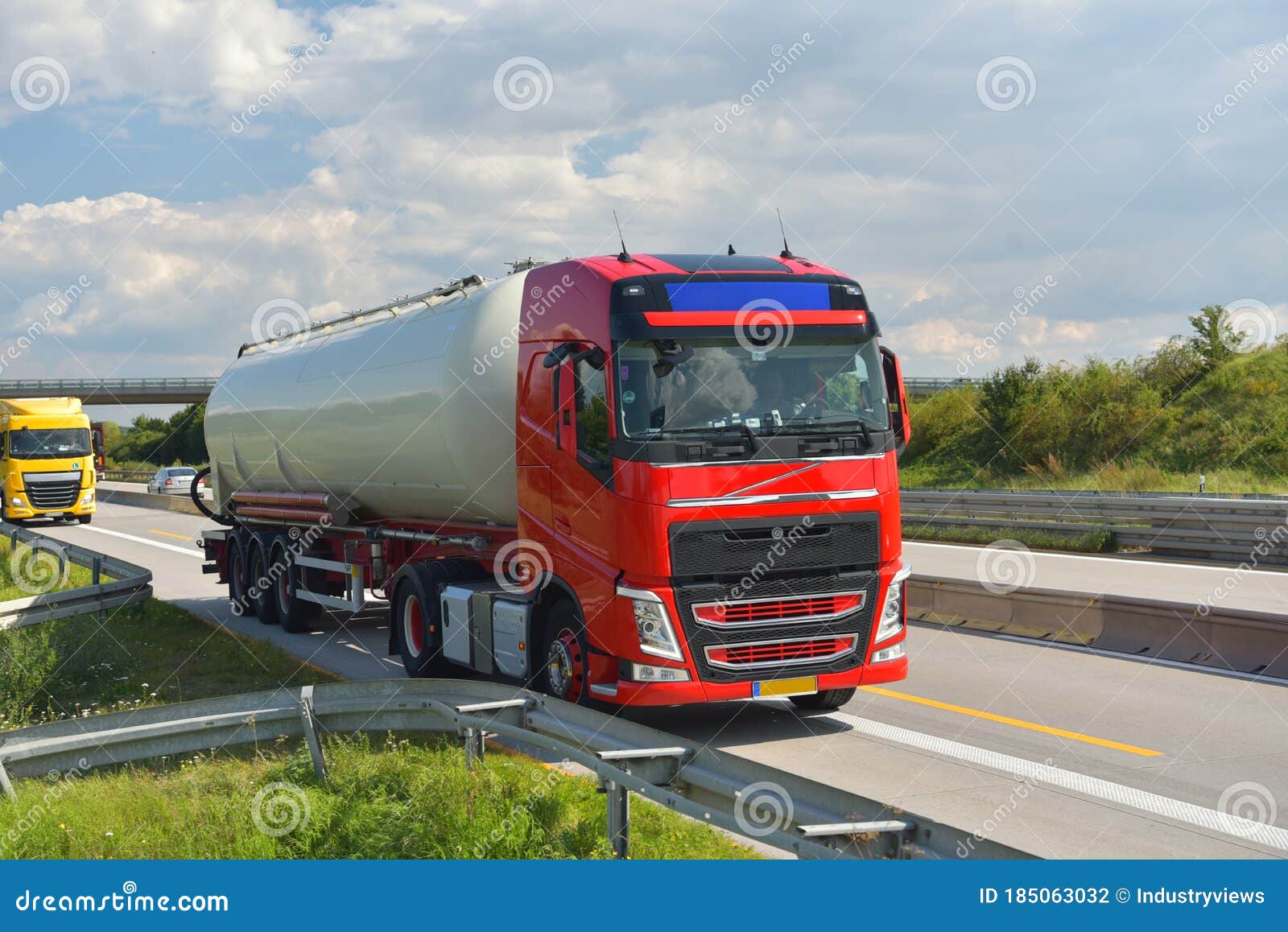 Road Transport of Goods by Lorries - Trade and Transport Stock Photo ...