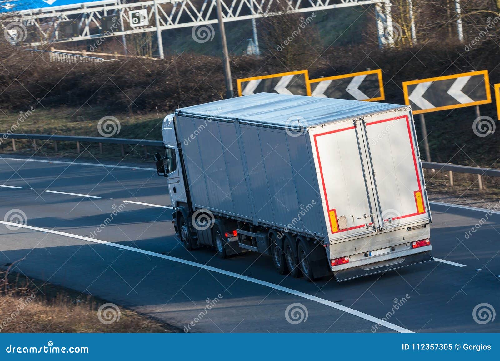 Road Transport - Lorry in Motion Stock Image - Image of delivery ...