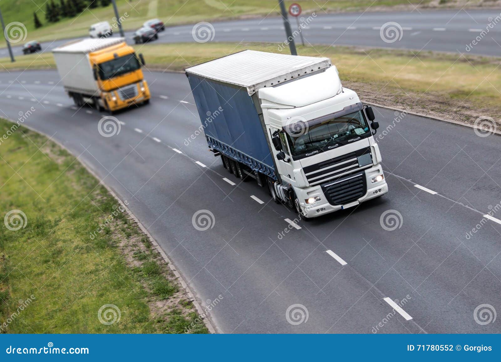 Road transport stock photo. Image of goods, business - 71780552