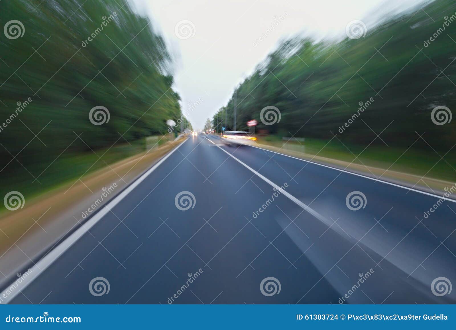 Road travel motion blur stock photo. Image of asphalt - 61303724