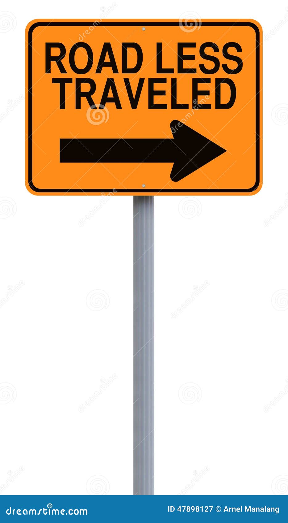 Road less Traveled stock image. Image of unpopular, directional - 47898127