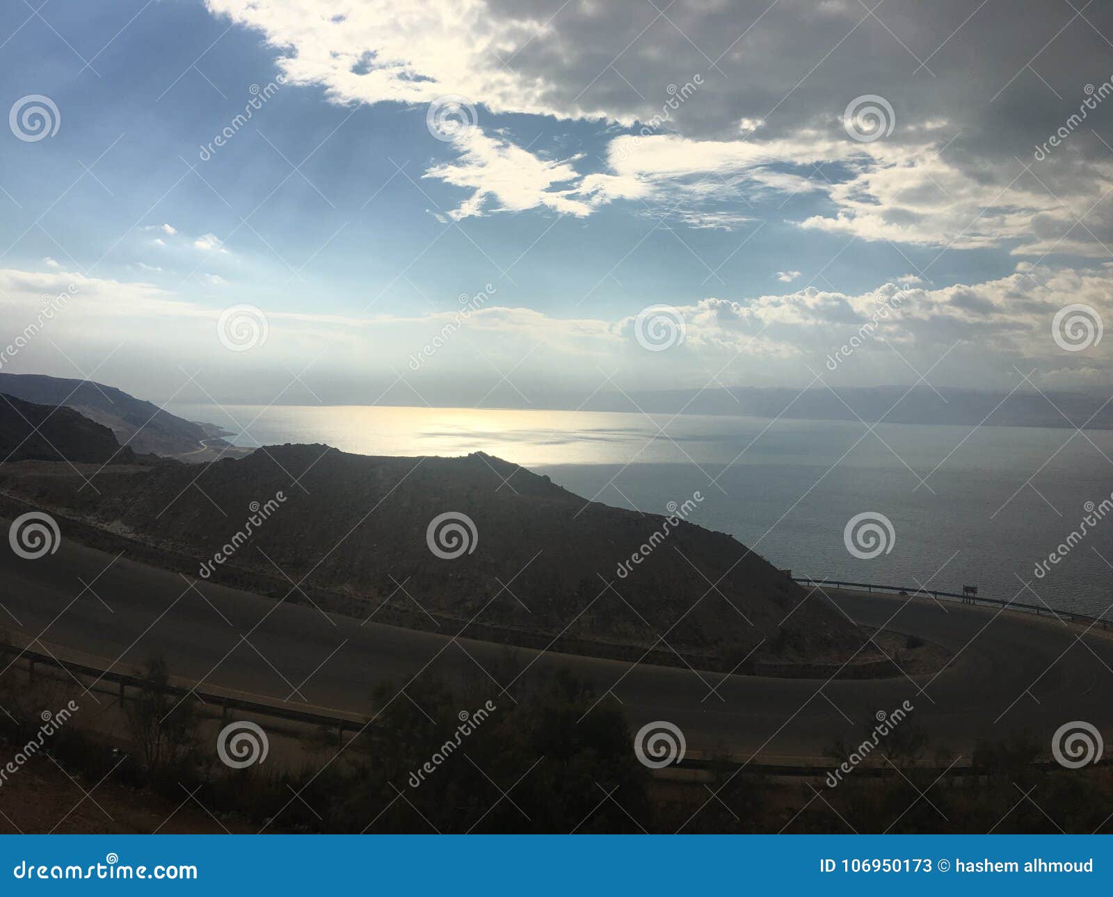 Road Trip View Rays Sun Sea Stock Image - Image of view, road: 106950173