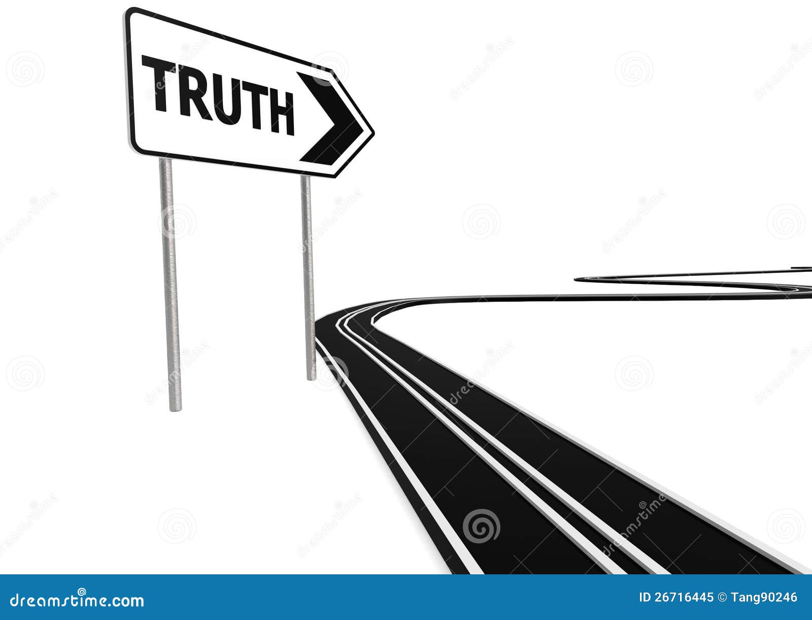 Road of truth stock illustration. Illustration of shape - 26716445