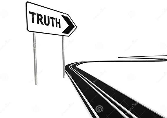 Road of truth stock illustration. Illustration of shape - 26716445