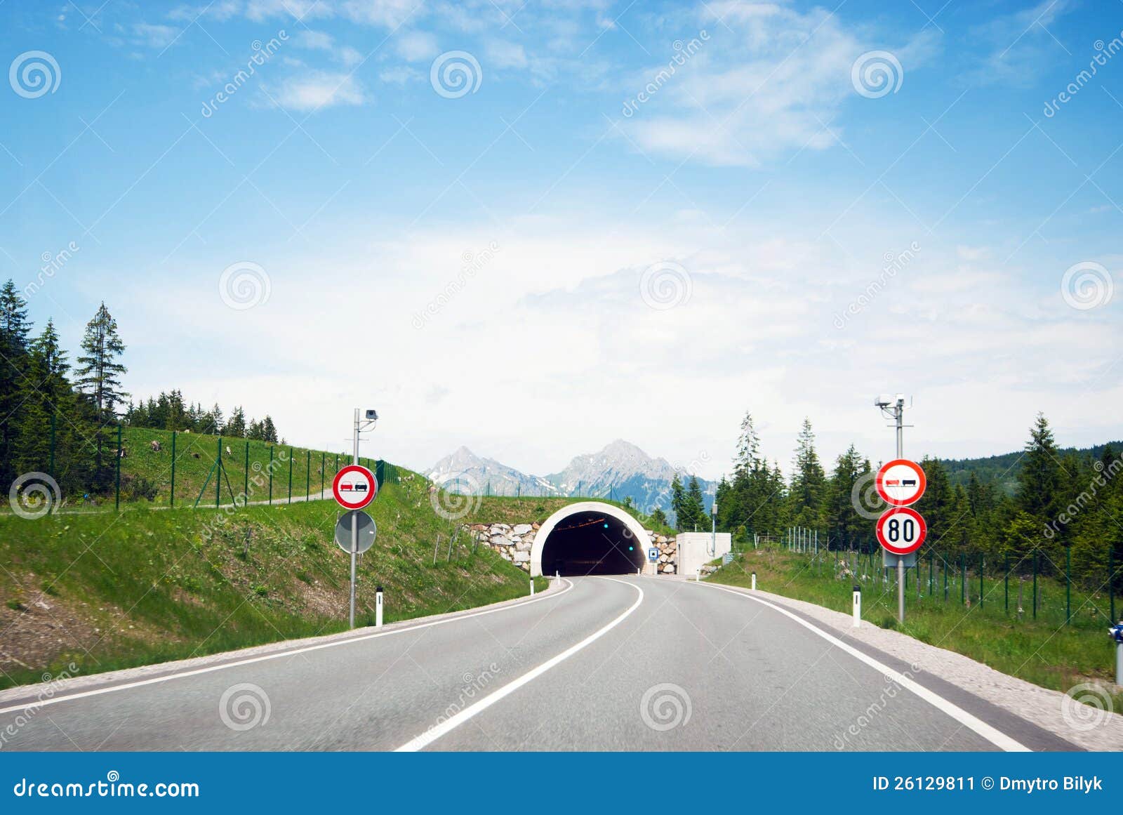 Road tunnel stock image. Image of highway, road, expressway - 26129811
