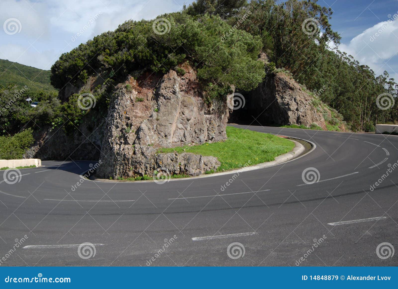 Road turn stock image. Image of cornering, hill, fast - 14848879