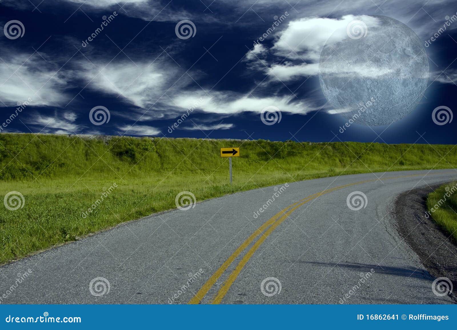 Road Turn stock image. Image of ethereal, challenge, mysterious - 16862641