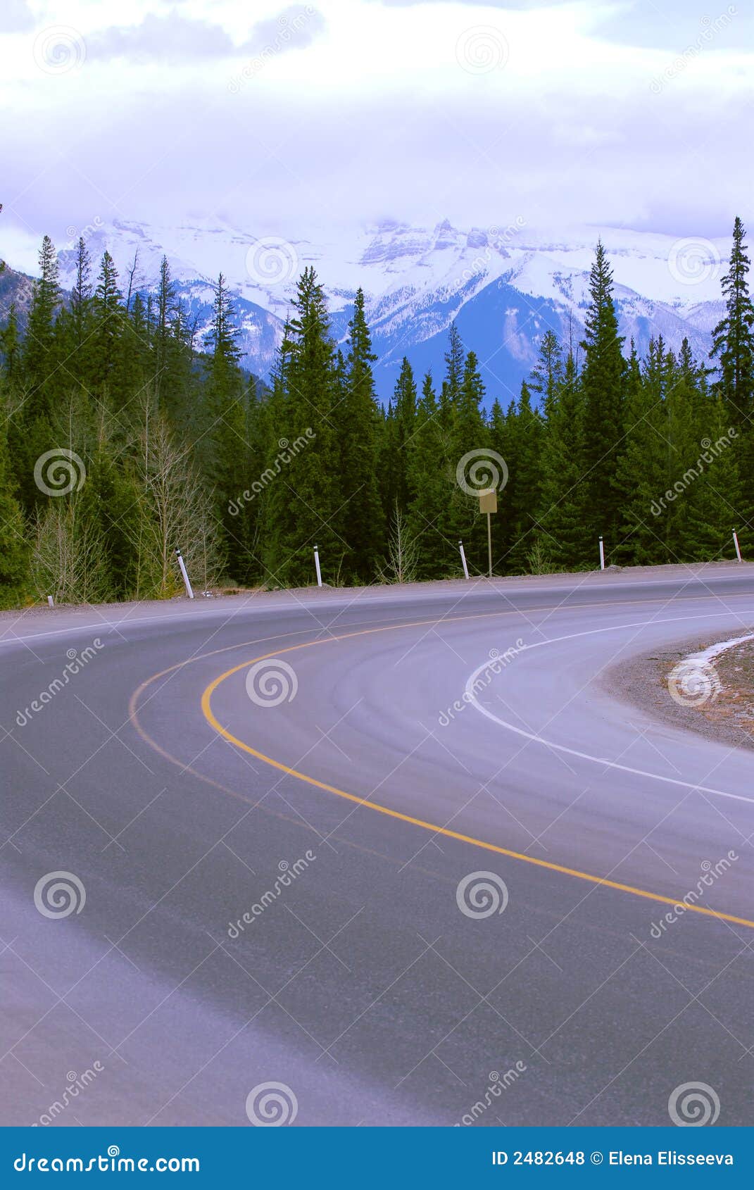Road turn stock photo. Image of bending, quiet, paved - 2482648