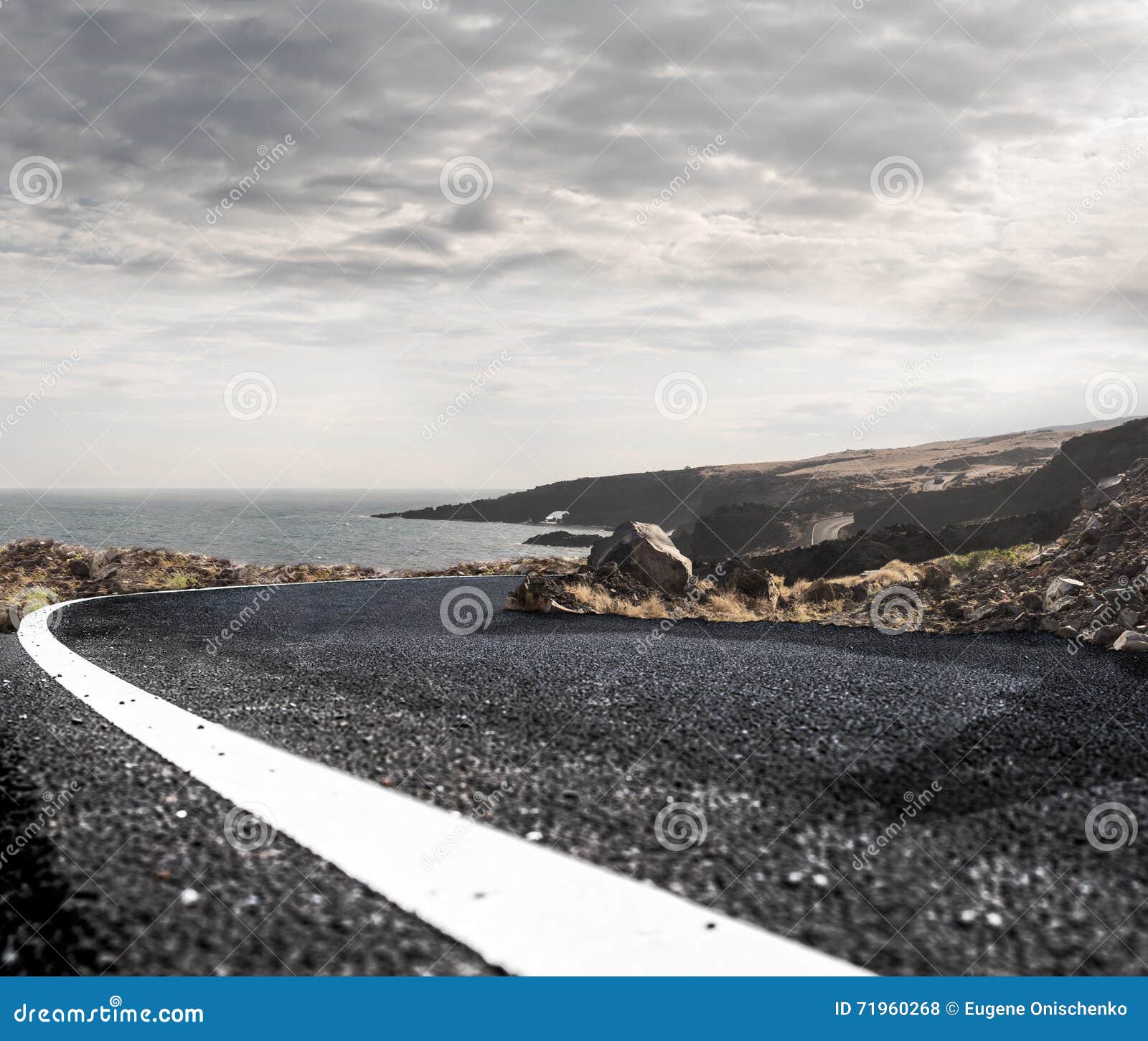 Road turn sunny background stock photo. Image of driveway - 71960268
