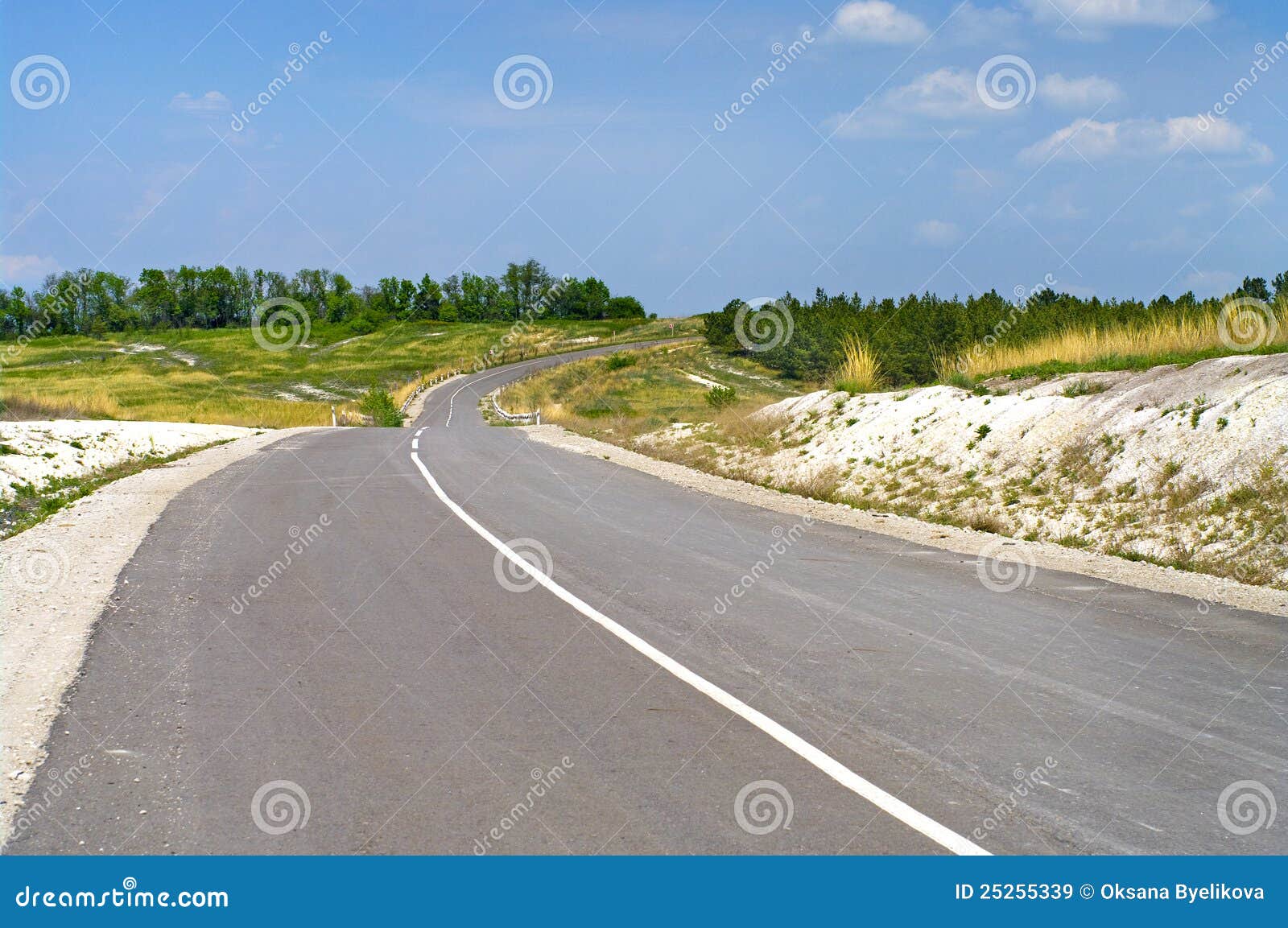Road in Ukraine stock image. Image of arid, sign, picturesque - 25255339