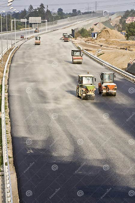 Road under construction stock image. Image of load, power - 23467411