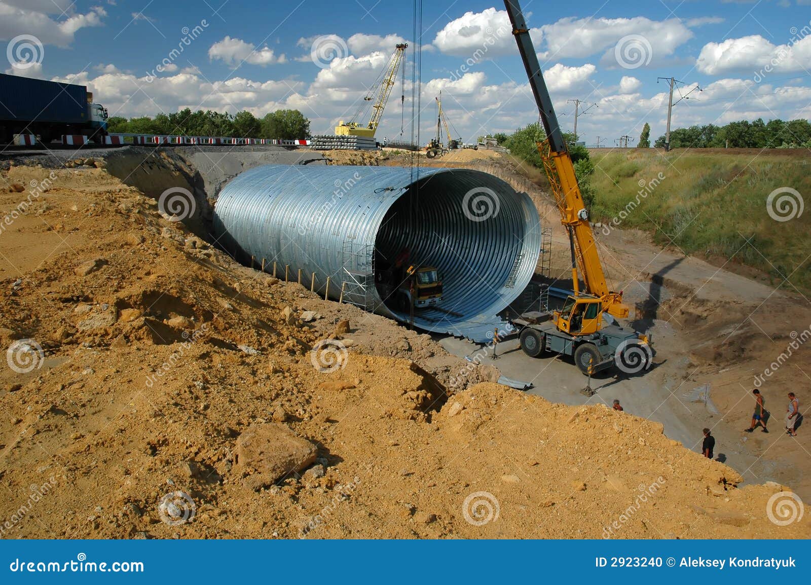 Road under construction stock photo. Image of lane, concrete - 2923240