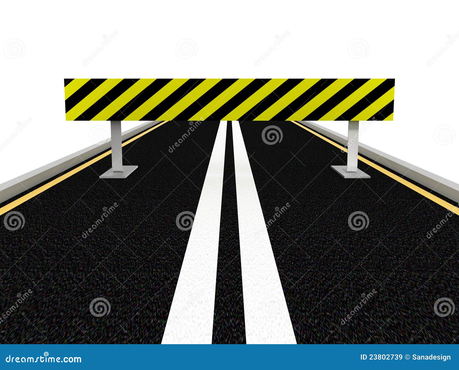 Road Under Construction Isometric Ket. Elements Of Street Asphalt And ...