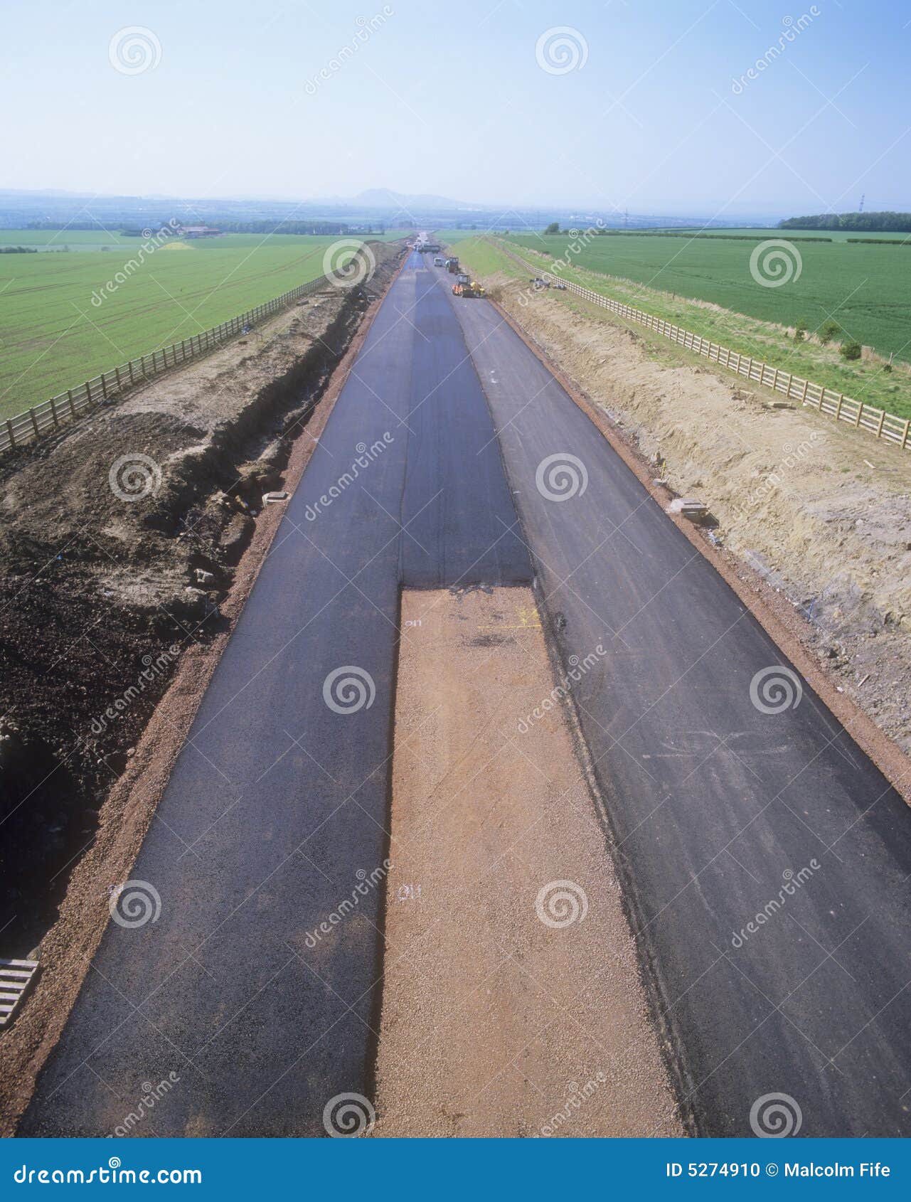 Road under construction stock photo. Image of main, tarmac - 5274910