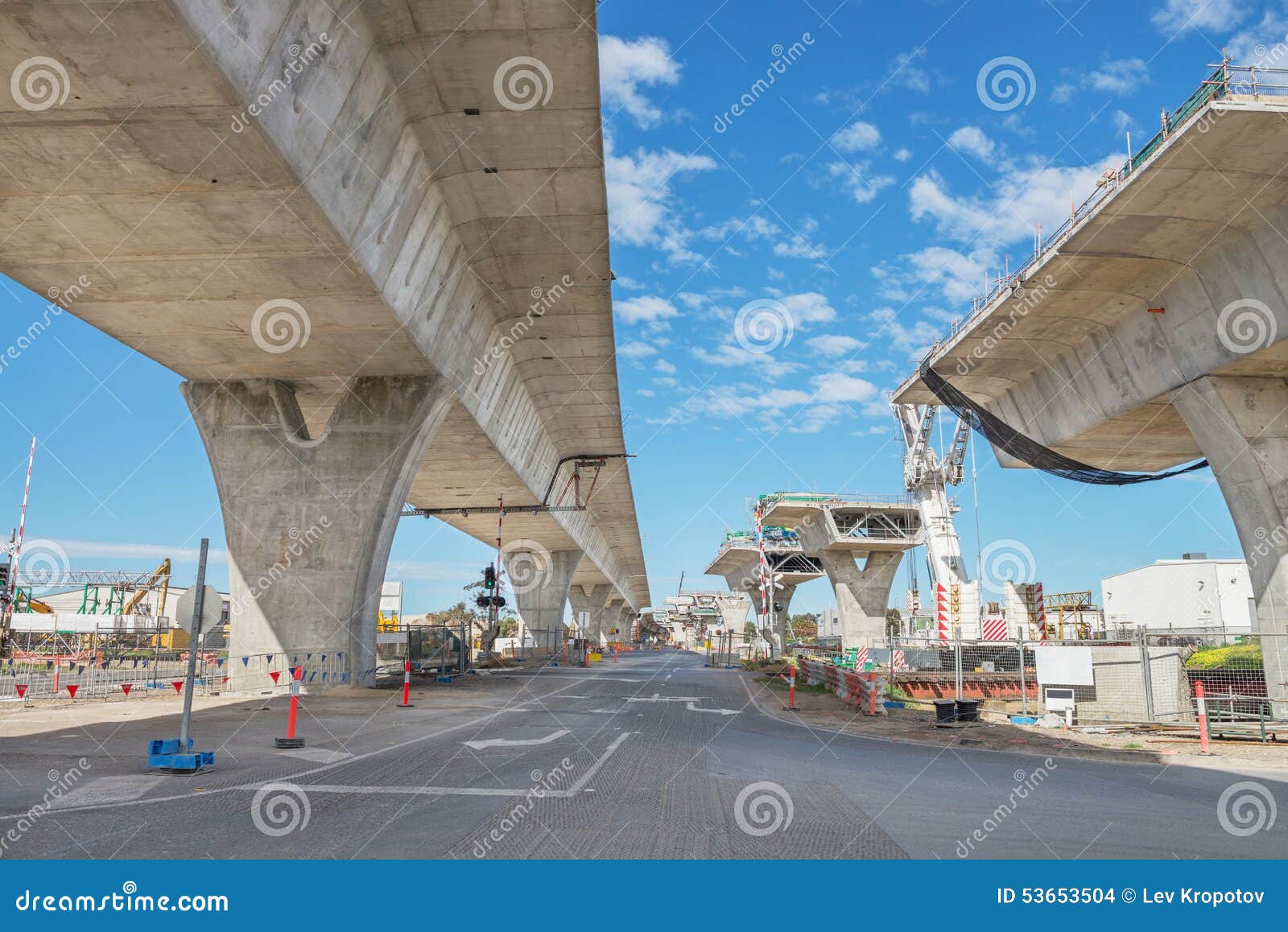 Road under construction stock photo. Image of equipment - 53653504