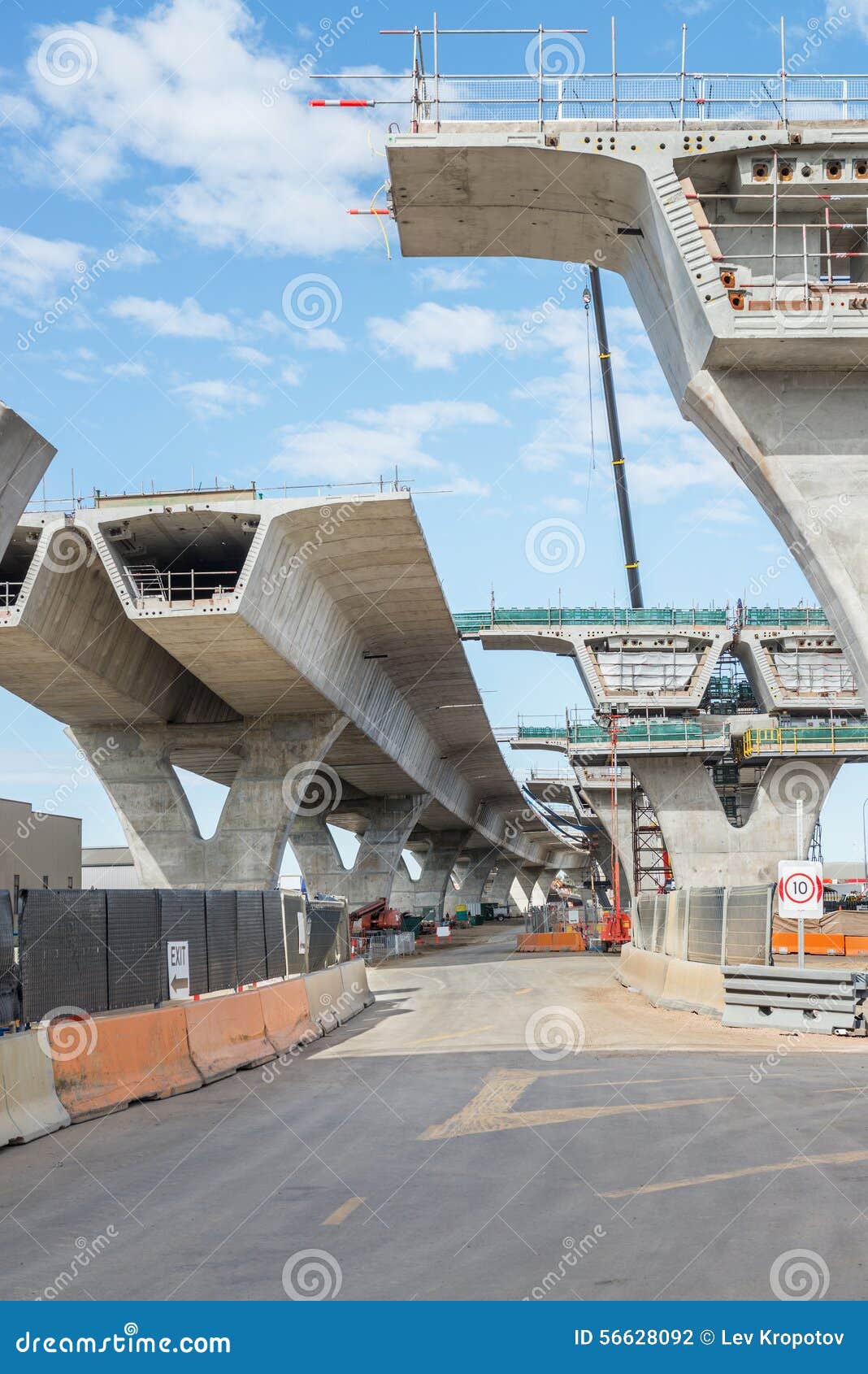 Road under construction stock photo. Image of preparation - 56628092