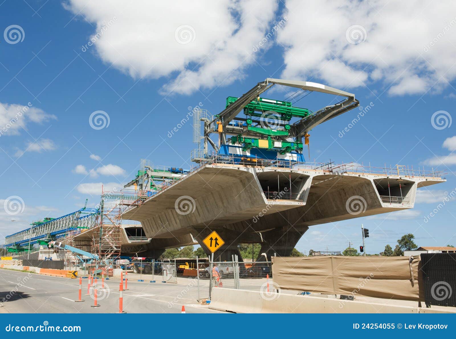 Road under reconstruction stock image. Image of pier - 24254055