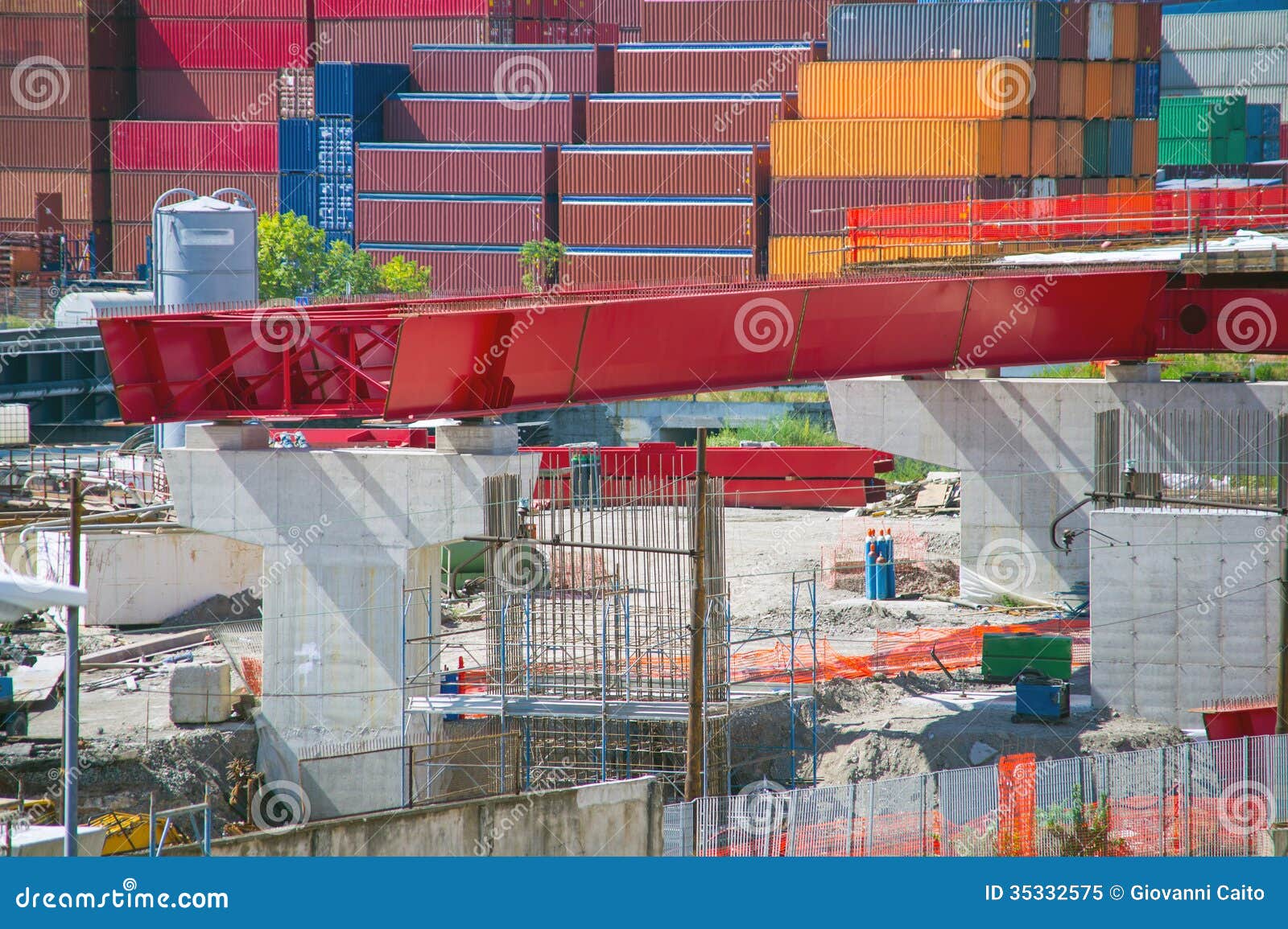 Road under reconstruction stock image. Image of teamwork - 35332575