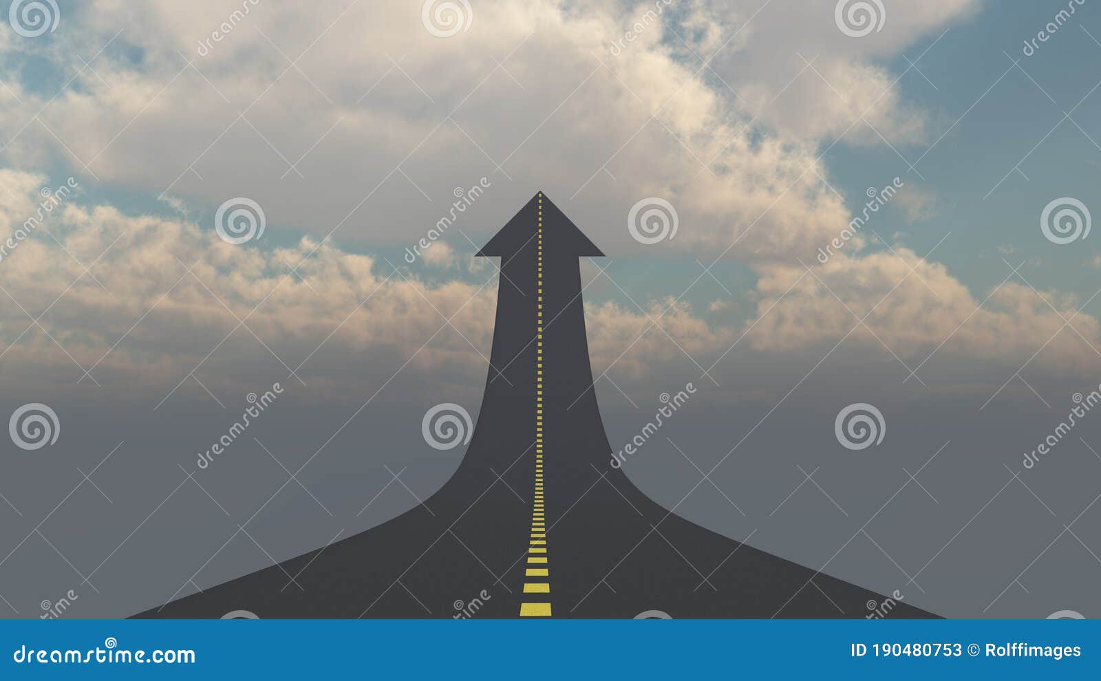Road Up stock image. Image of improve, paradise, business - 190480753