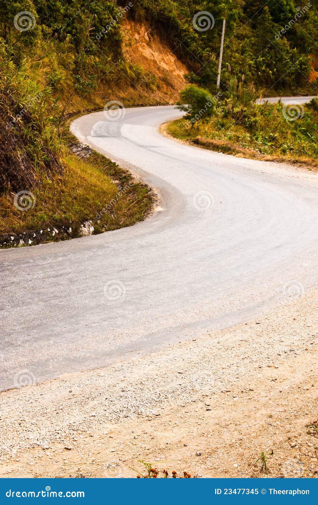 Road into Valley stock image. Image of line, asphalt - 23477345