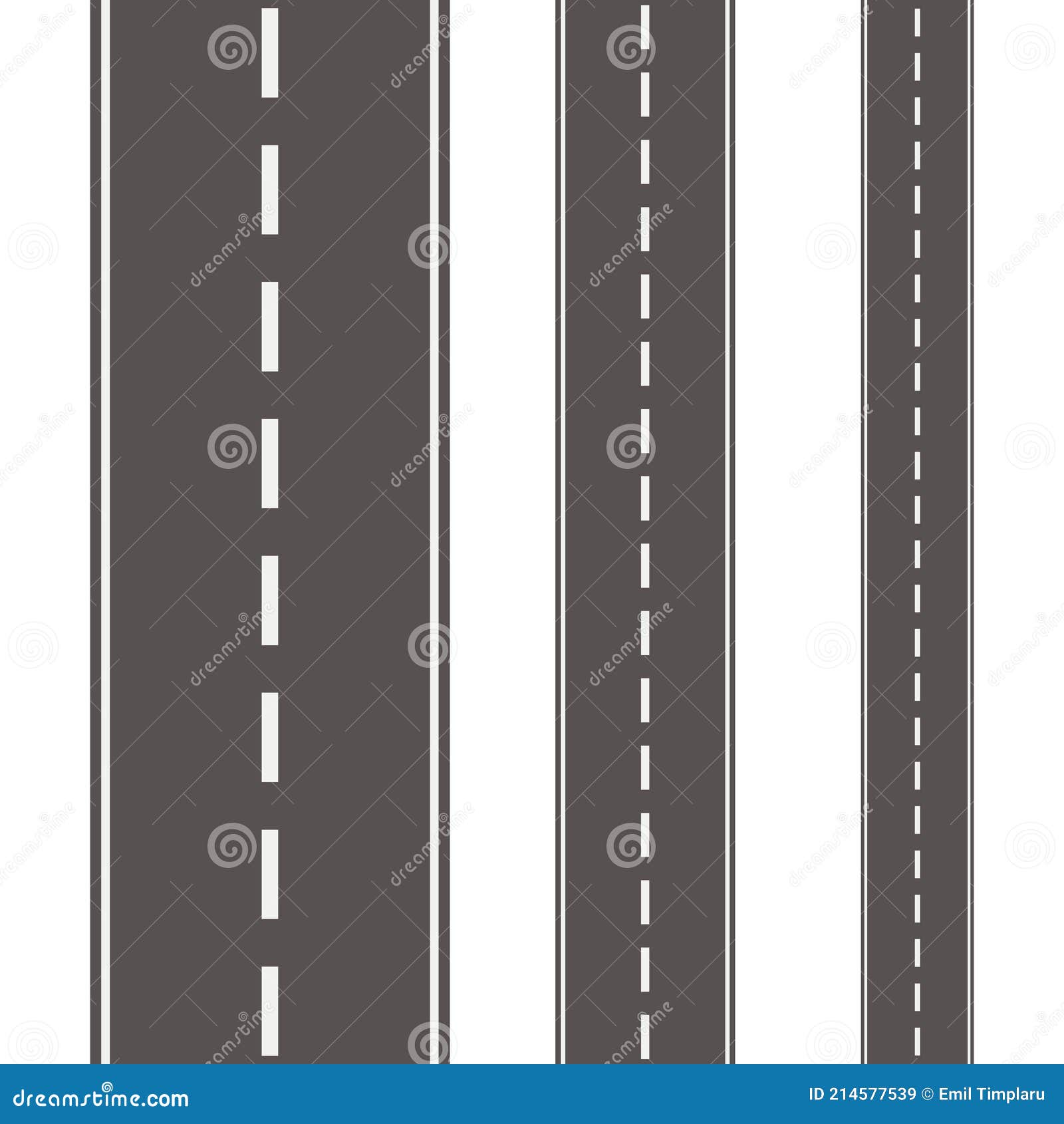 Road Vector Design Illustration Isolated on White Background Stock ...