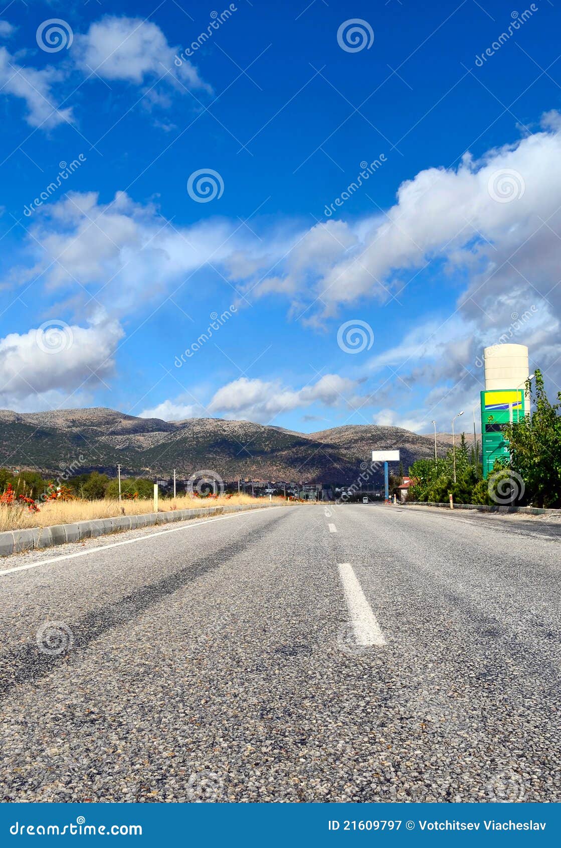 Road view stock image. Image of road, long, mountain - 21609797